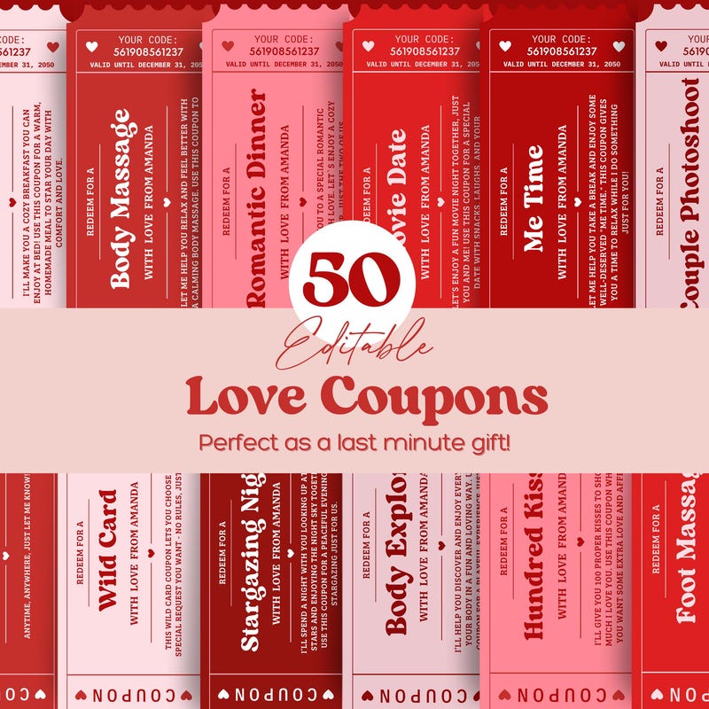 Couple Coupons for Wife - Etsy