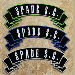 Custom Motorcycle Back Patch Set: Iron on Rocker Patches - Etsy