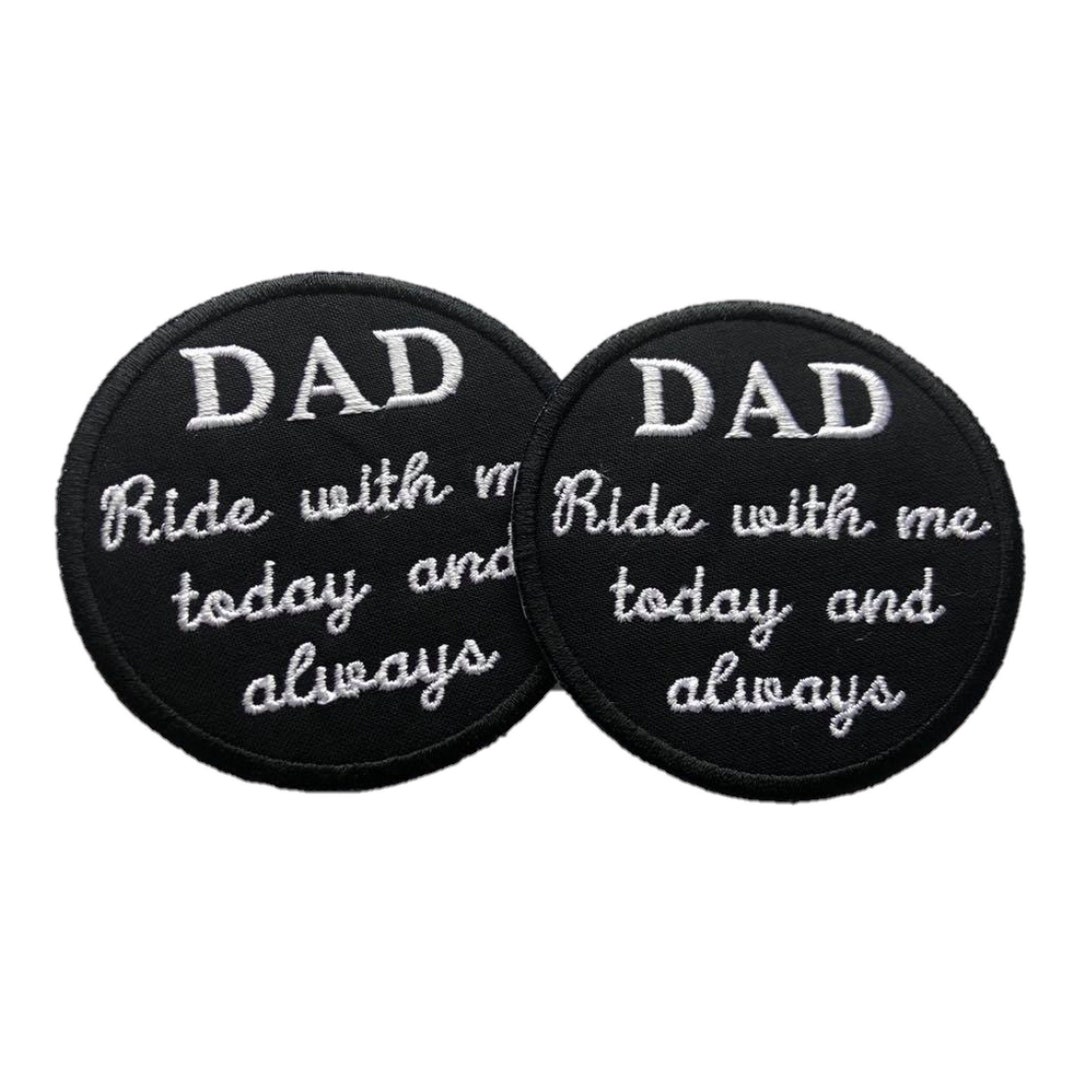 Father's Day Gift From Kids Dad Gift Dad Patch Biker Dad Motorcycle Dad ...