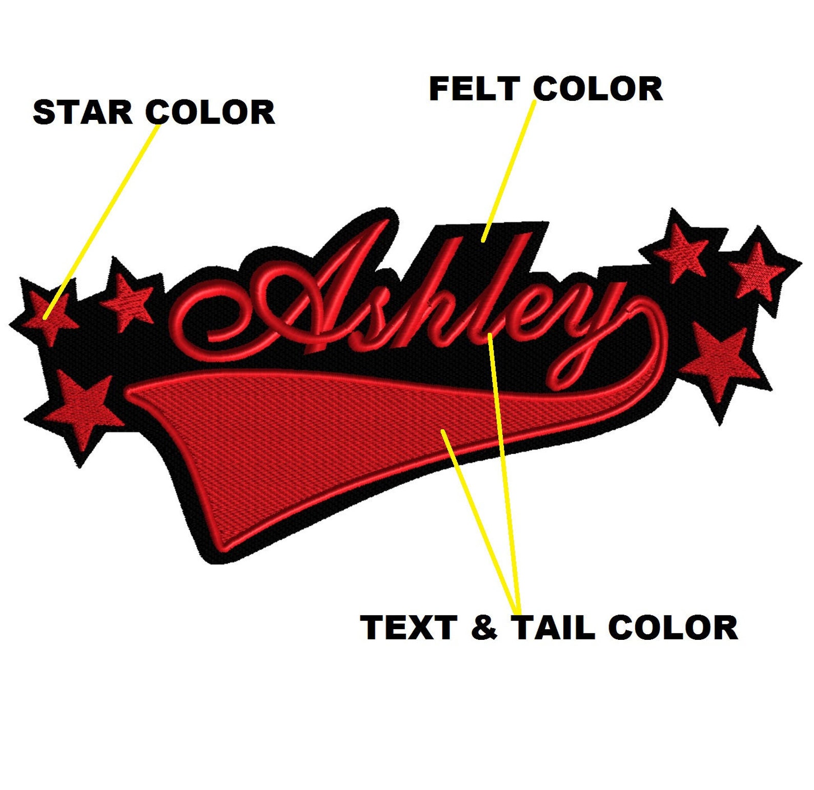 Custom Embroidered Cheer Cheerleader Dance Varsity Letter Name | Etsy