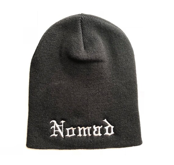 Embroidered Beanie Custom Knit beanie Nomad Cap Custom | Etsy