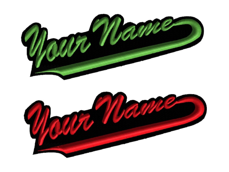 Custom Embroidered Team Varsity Name Patch FELT Iron on - Etsy