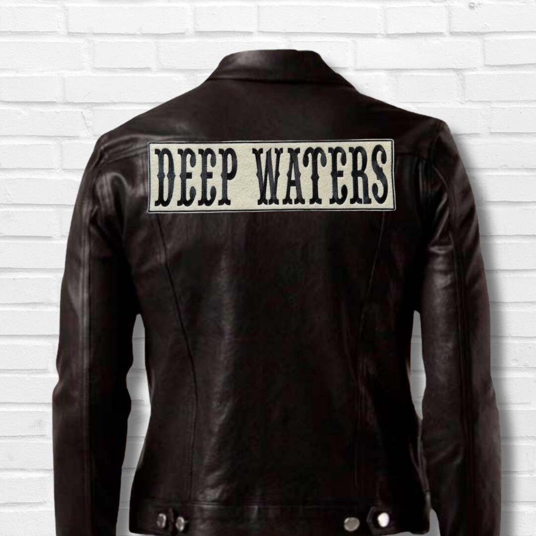 Custom Embroidered Back Patch: Iron-on Name Patch for Jackets & Vests ...