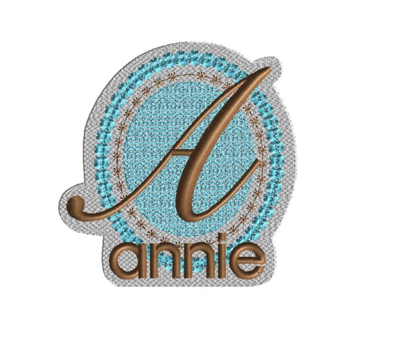 Custom Embroidered Contour Name Patch Felt Iron on | Etsy