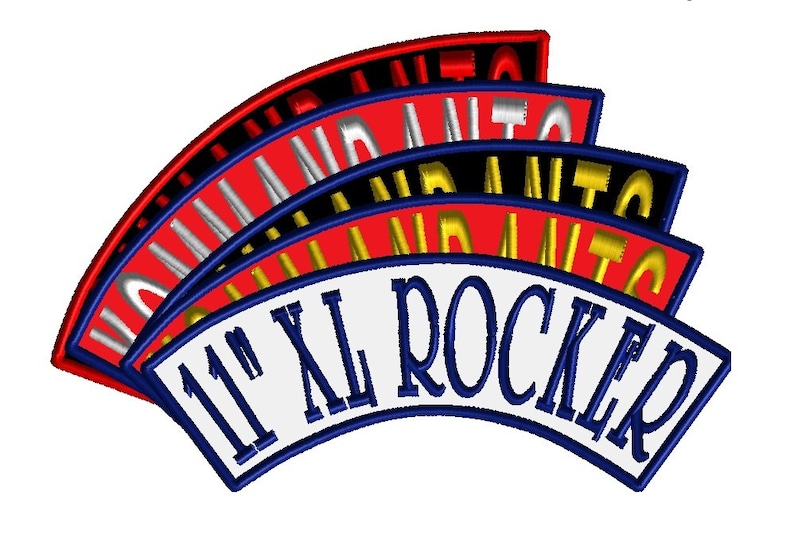 11" Custom Rocker Back Patch - Etsy UK