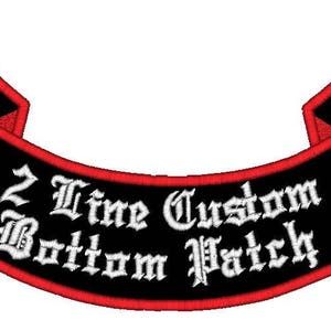 12 Rocker Patch Custom Patches for Jackets Large Back Patch Custom ...