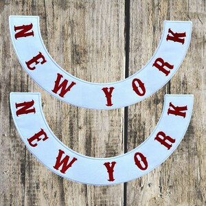 14" Custom Rocker Patch , Motorcycle Patches for Jackets , Iron on or ...