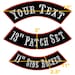 Motorcycle Patches Rocker Patch Set Iron on Custom Back Patch ...