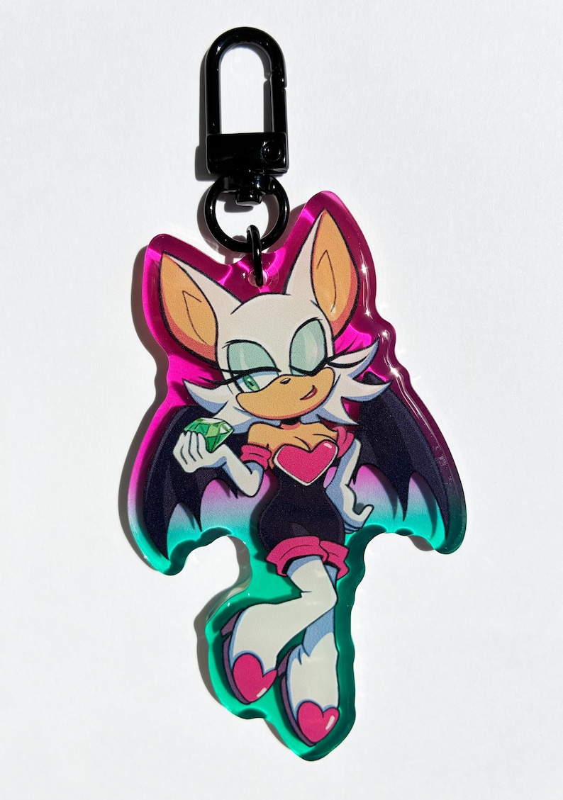 Sonic the Hedgehog Keychains | Sonic, Shadow, Silver, Blaze, Rouge ...