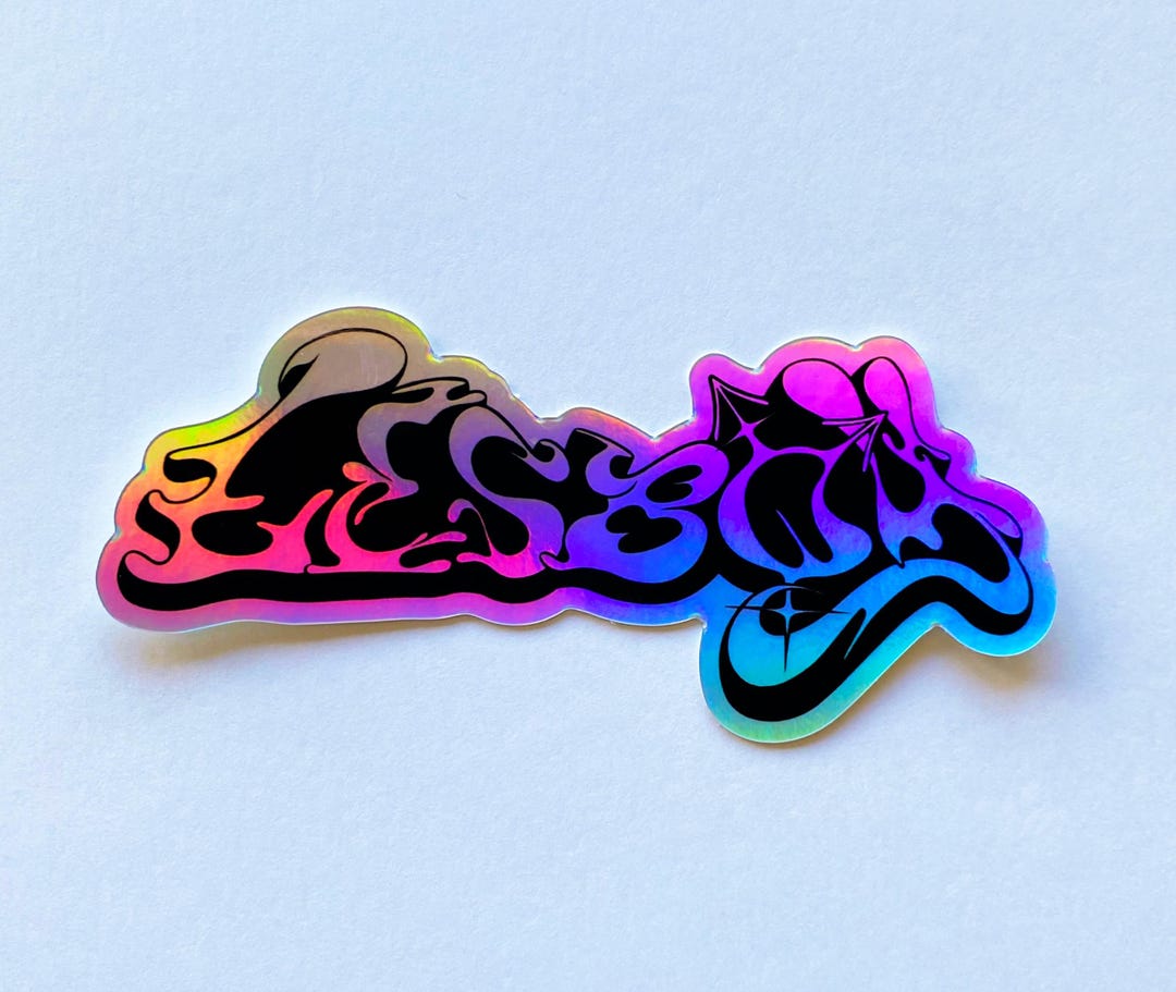 Lesboy Holographic Sticker | Waterproof Lesbian Transmasc Stickers ...