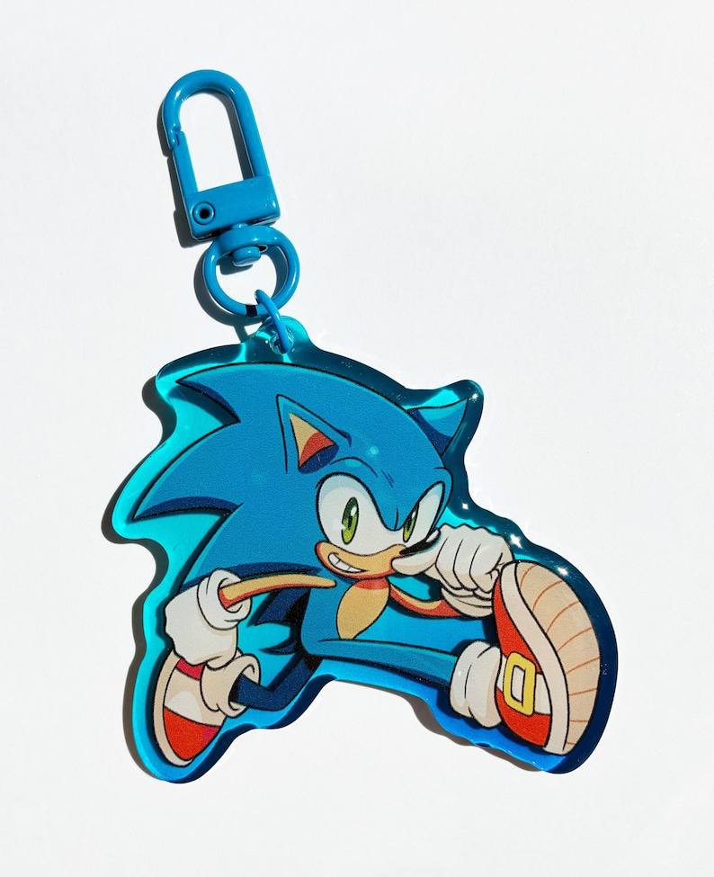 Sonic the Hedgehog Keychains | Sonic, Shadow, Silver, Blaze, Rouge ...