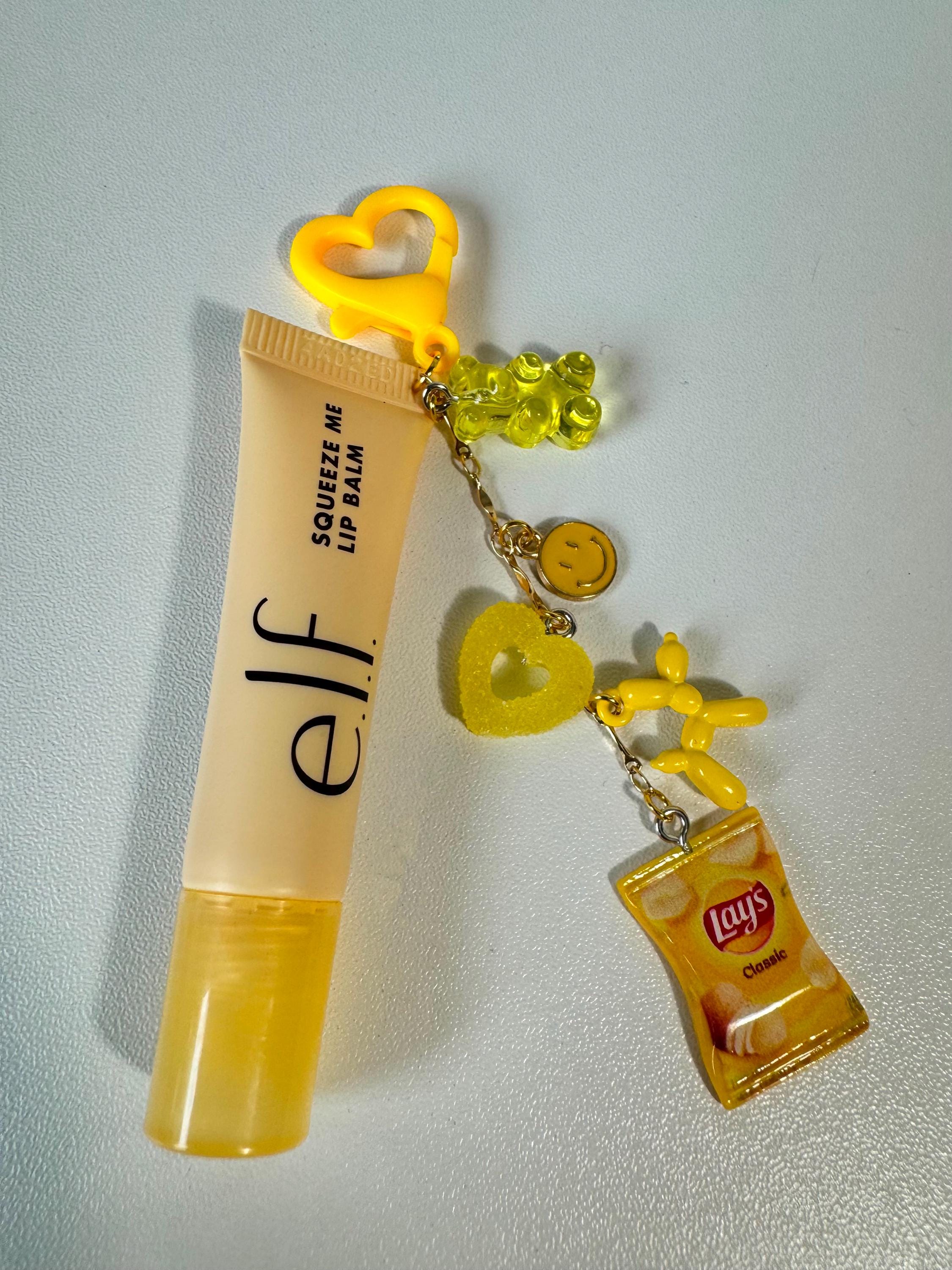Charm Lip Balm Chain Featuring Elf Lip Balm - Etsy