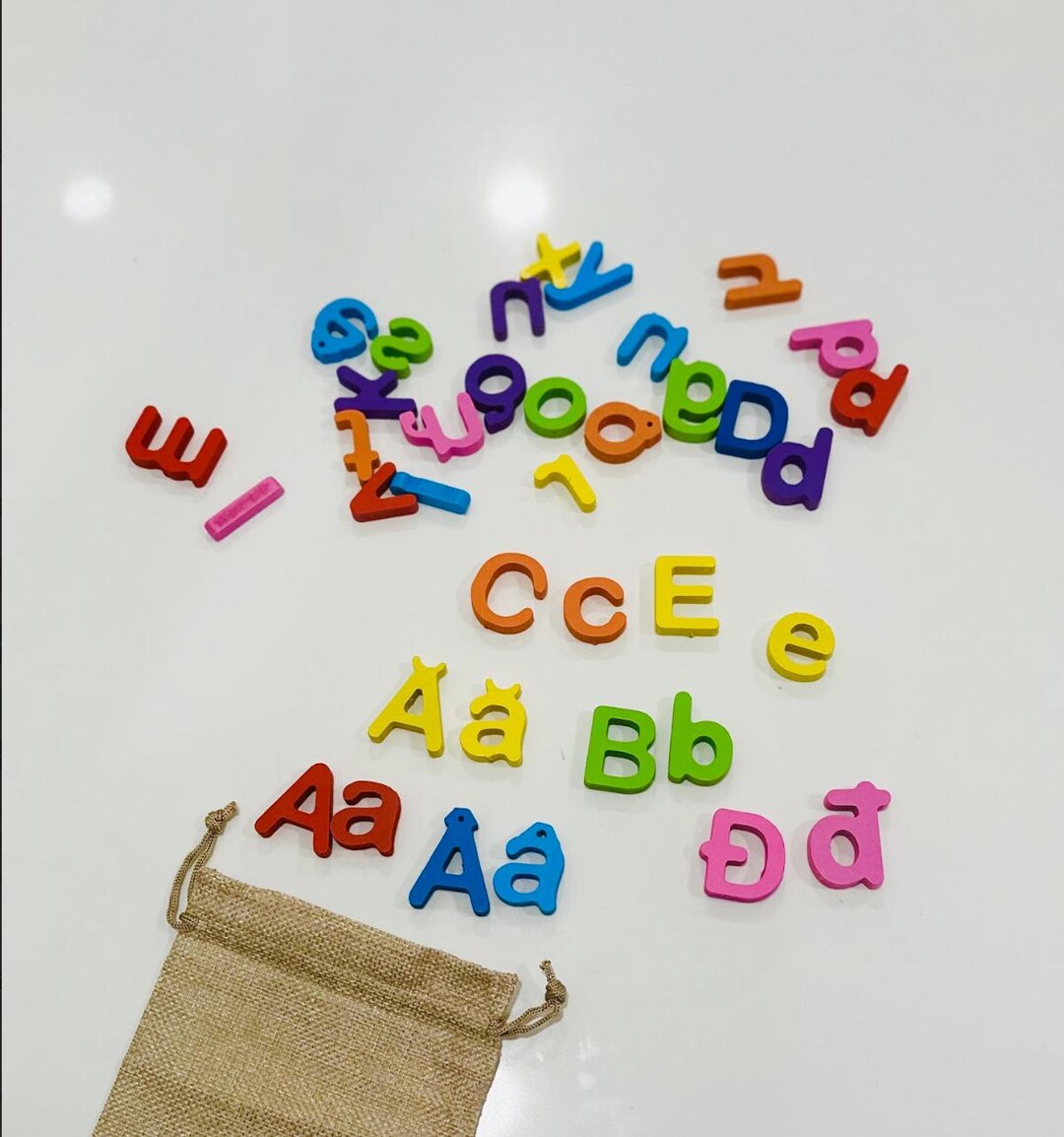 Vietnamese Alphabet Magnetic Letters Refrigerator/ Alphabet Letters for ...