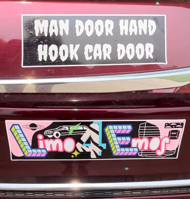 Kamala Harris Coconut Tree Bumper Sticker 9x3.75 Meme Funny Viral ...