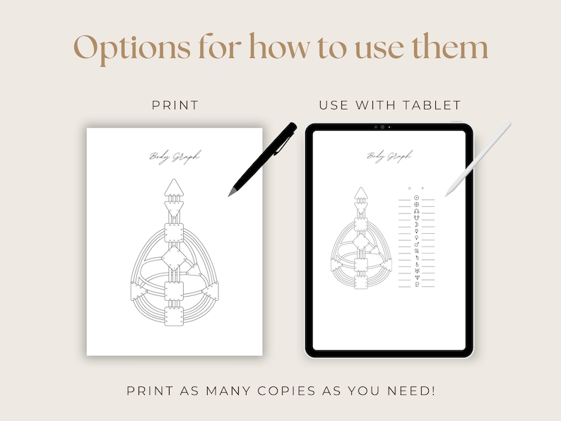 Human Design Chart Printable Human Design Bodygraph Human Design ...
