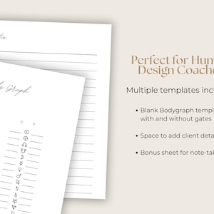 Human Design Chart Printable: Bodygraph Templates (A4/US Letter) - Etsy