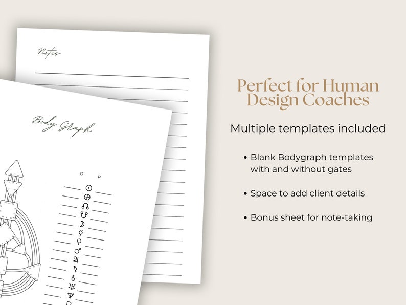 Human Design Chart Printable Human Design Bodygraph Human Design ...