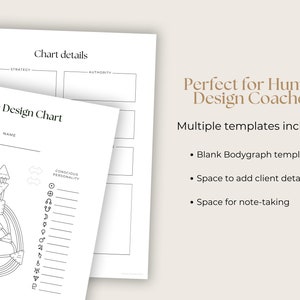 Human Design Workbook: Bodygraph Templates, Self-study (PDF) - Etsy
