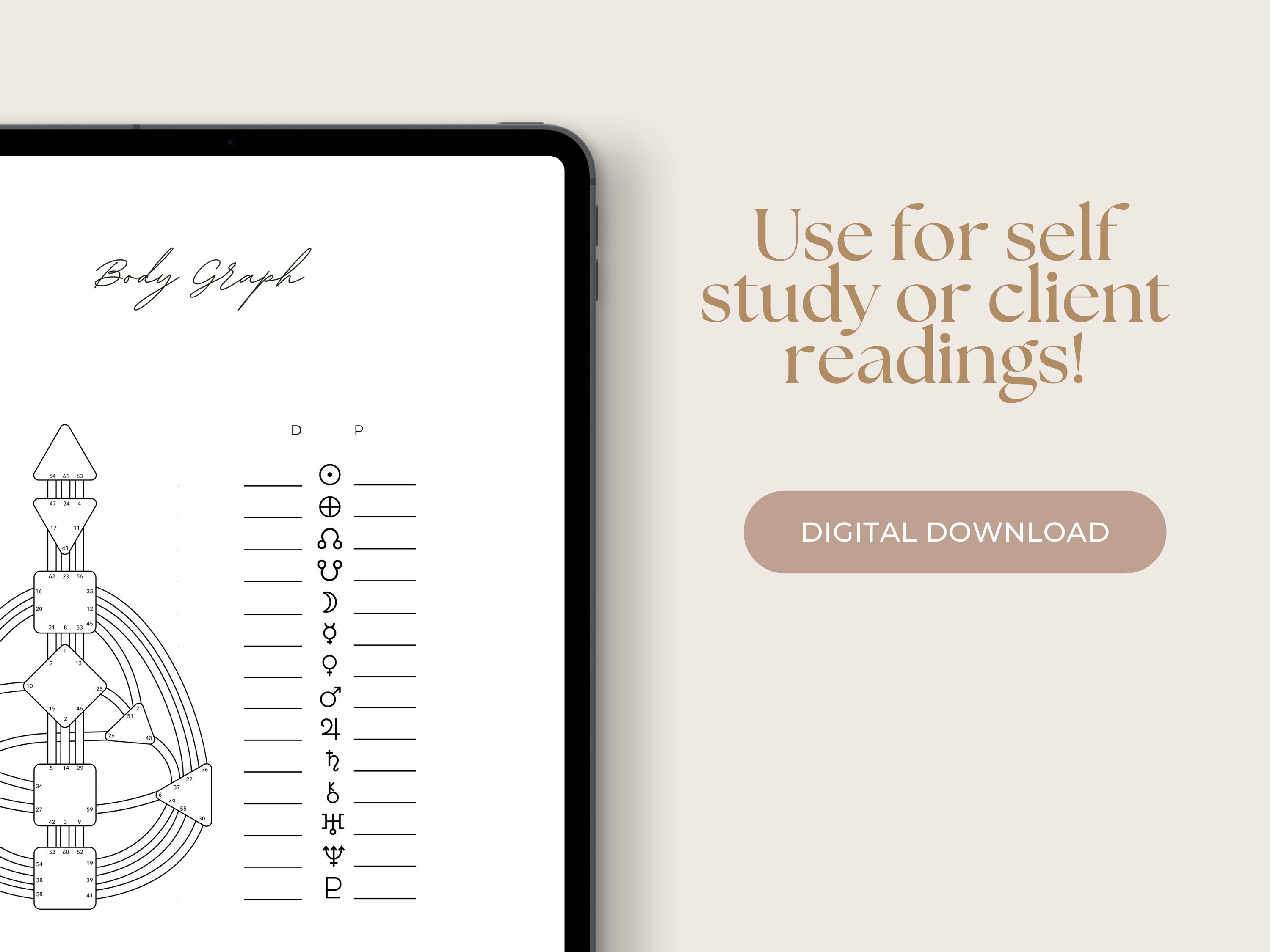 Human Design Chart Printable Human Design Bodygraph Human Design ...