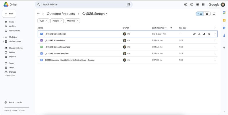 Columbia - Suicide Severity Rating Scale - Screen Version (c-ssrs ...