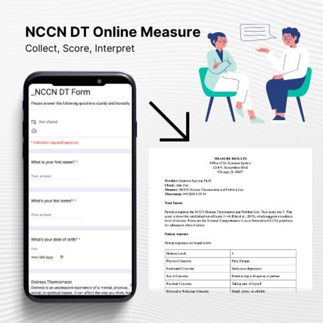 National Comprehensive Cancer Network Distress Thermometer (NCCN DT ...