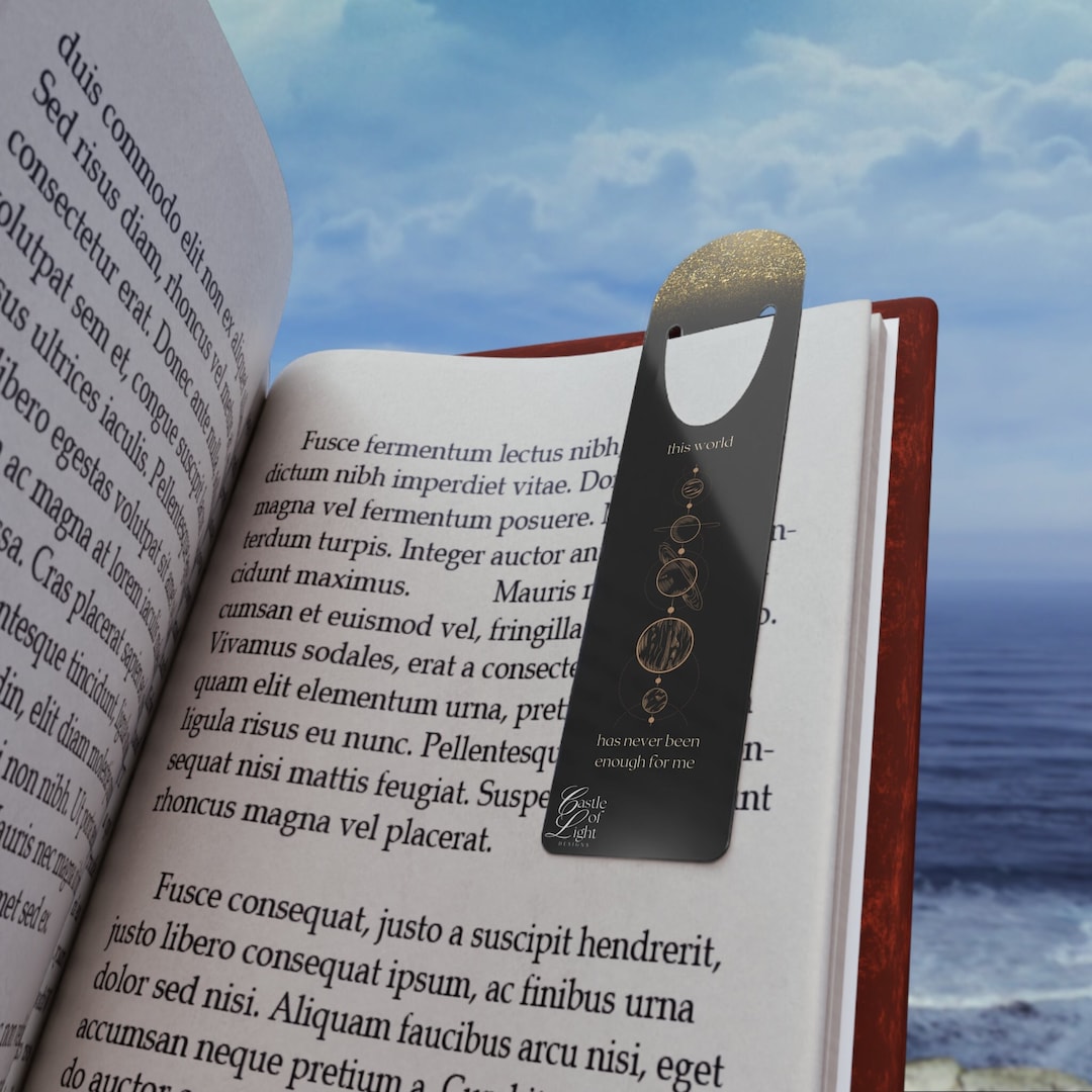 Fantasy and Sci-fi Metal Bookmark Cute Bookmark Fantasy Books Booktok ...