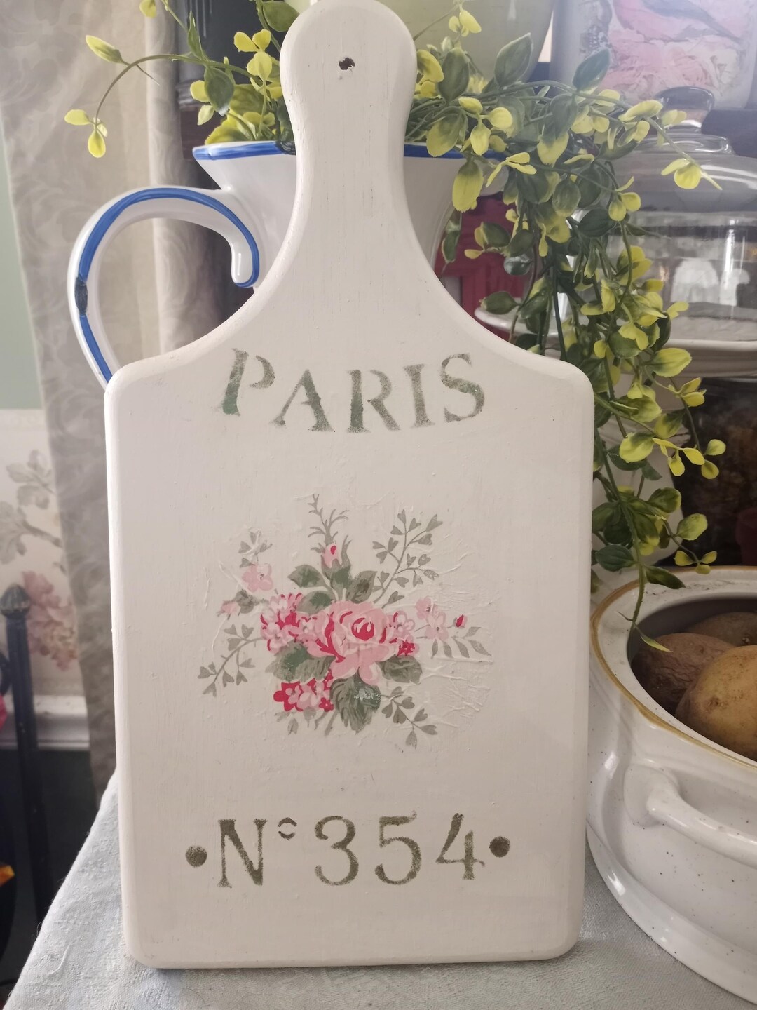 Cottage Cutting Board Decor - Etsy