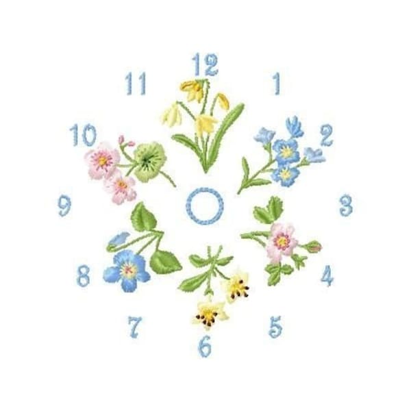 Embroidery Clock - Etsy