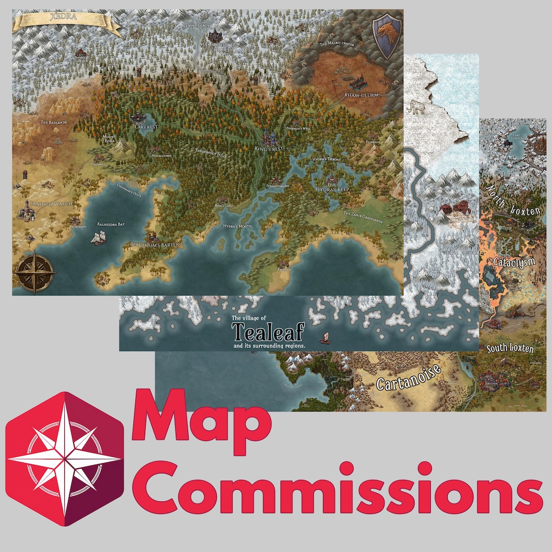 Dnd Map Commission - Fully Custom Dnd Maps for Your Campaign ...