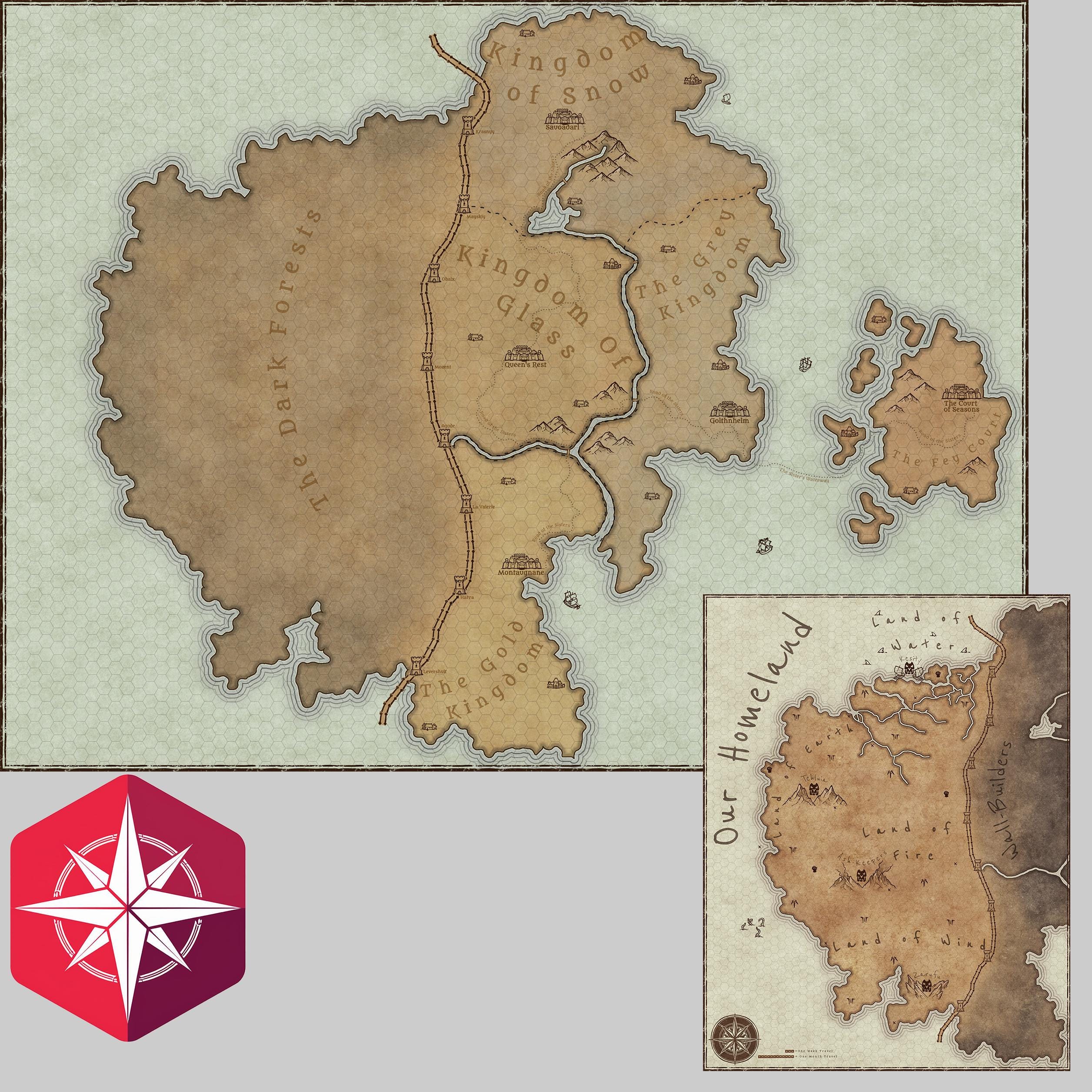 Dnd Map Commission Fully Custom Dnd Maps for Your Campaign Printable ...