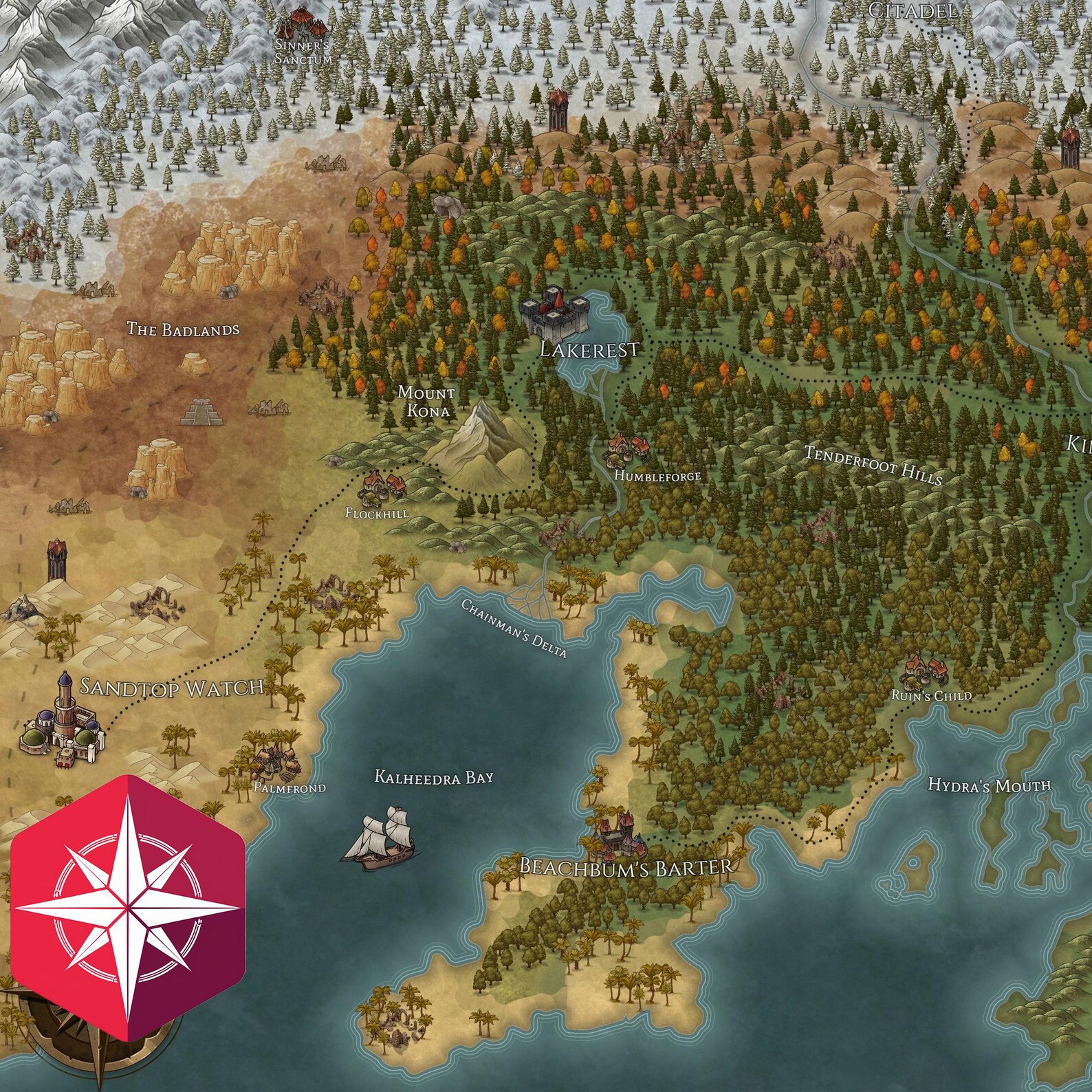 Dnd Map Commission Fully Custom Dnd Maps for Your Campaign Printable ...