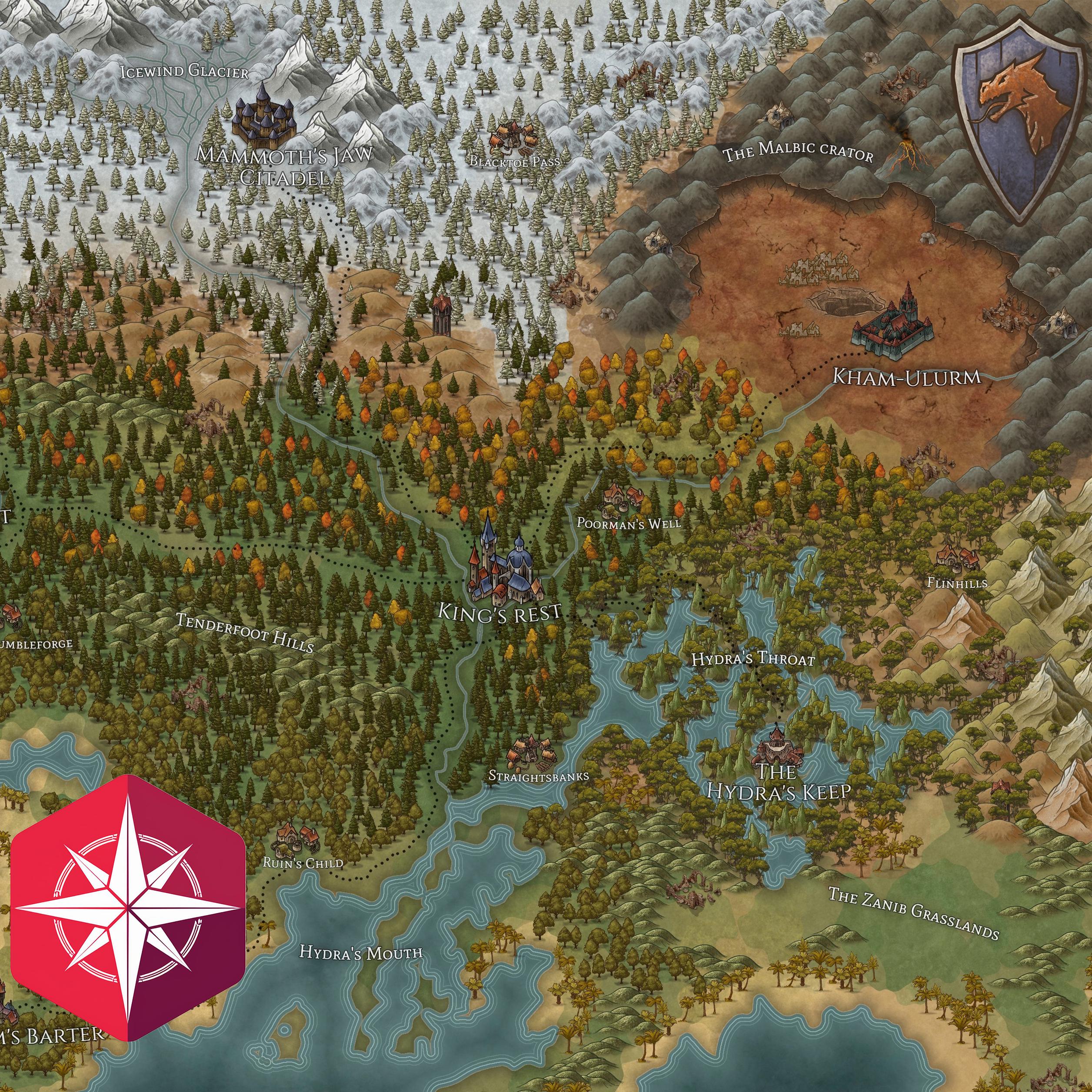 Dnd Map Commission Fully Custom Dnd Maps for Your Campaign Printable ...