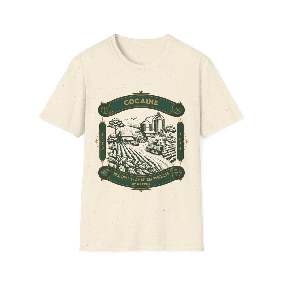 Cocaine Farm by Narcos Narcos-inspired T-shirt Humor - Etsy