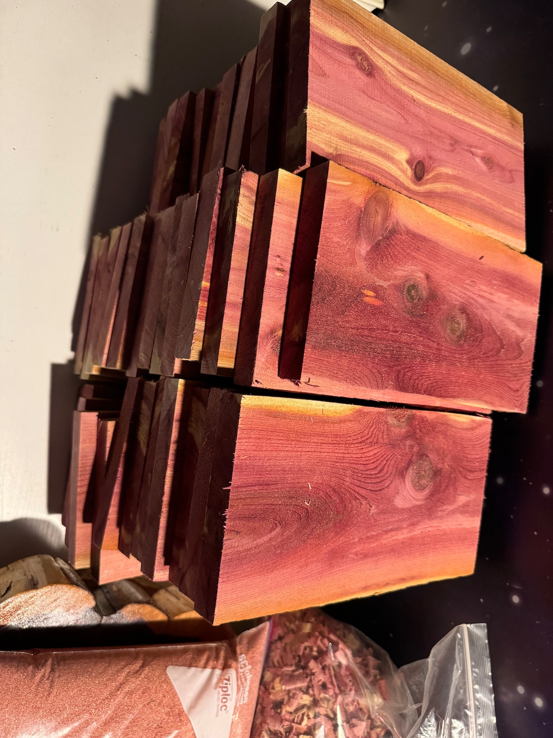 Exotic Aromatic Eastern Red Cedar Craft Boards, 1 Thick X 5 Wide X 10 ...