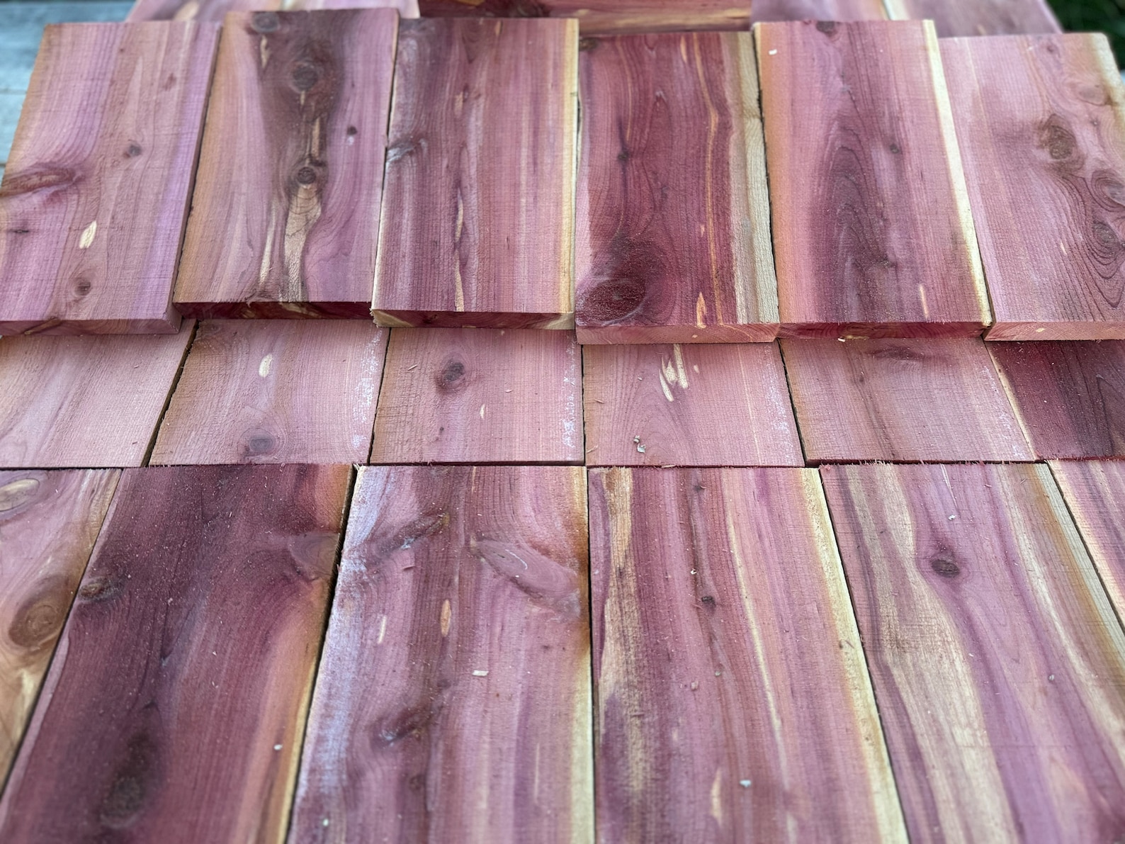 Exotic Aromatic Eastern Red Cedar Craft Boards, 1 Thick X 5 Wide X 10 ...