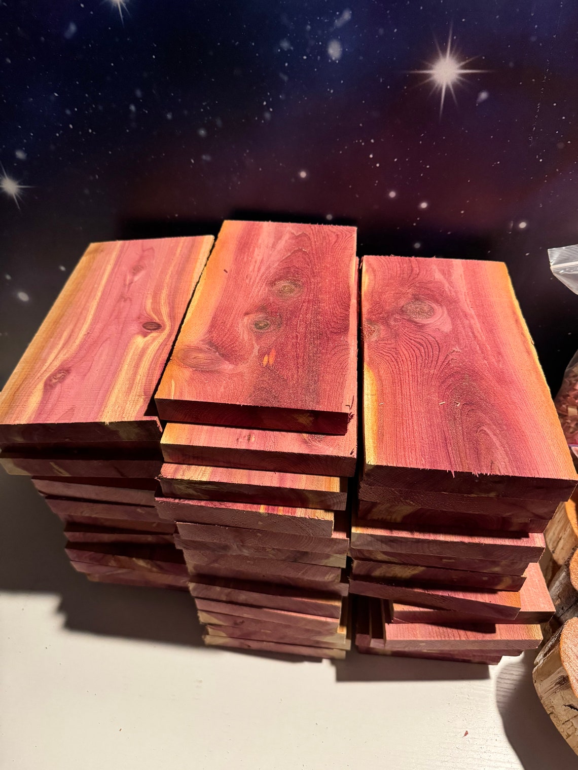 Exotic Aromatic Eastern Red Cedar Craft Boards, 1 Thick X 5 Wide X 10 ...