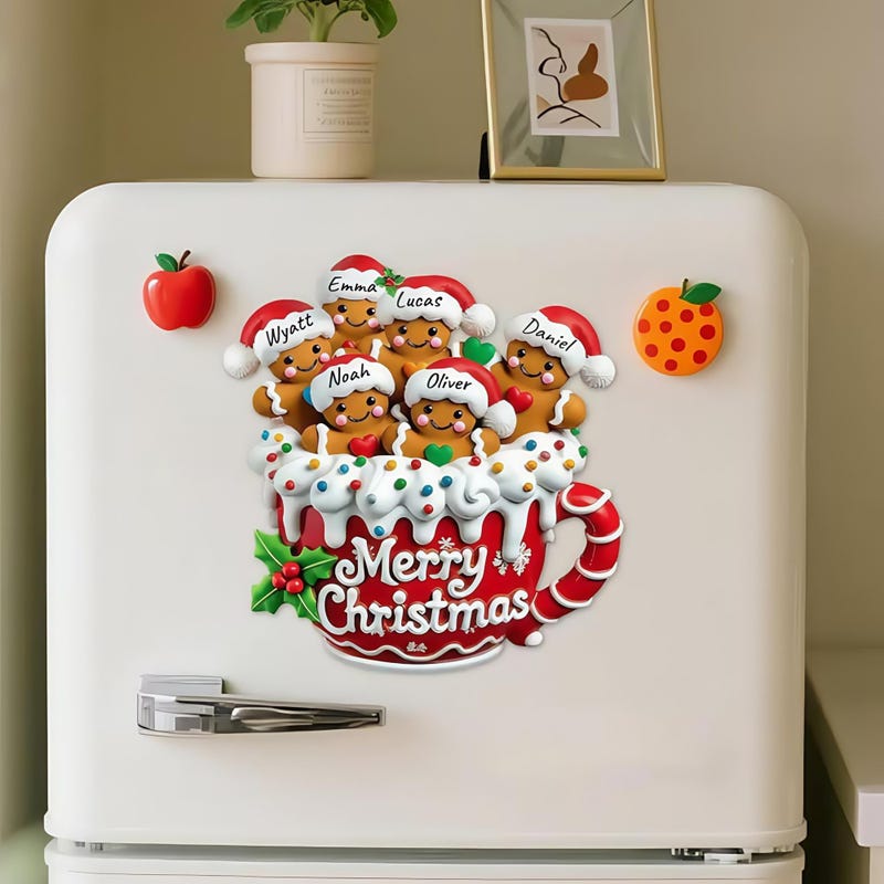 Christmas Magnet Family - Etsy UK
