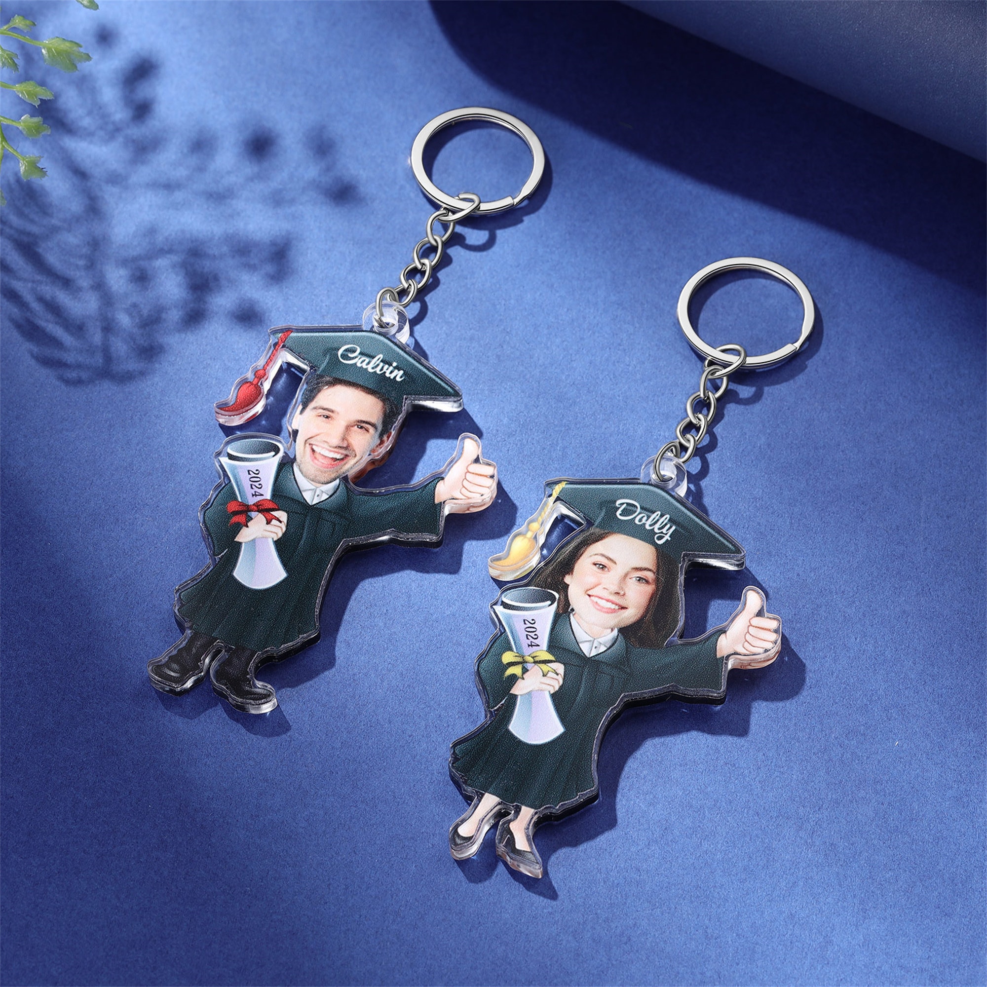 Personalized Graduation Photo Keychain,acrylic Graduation Pendant ...