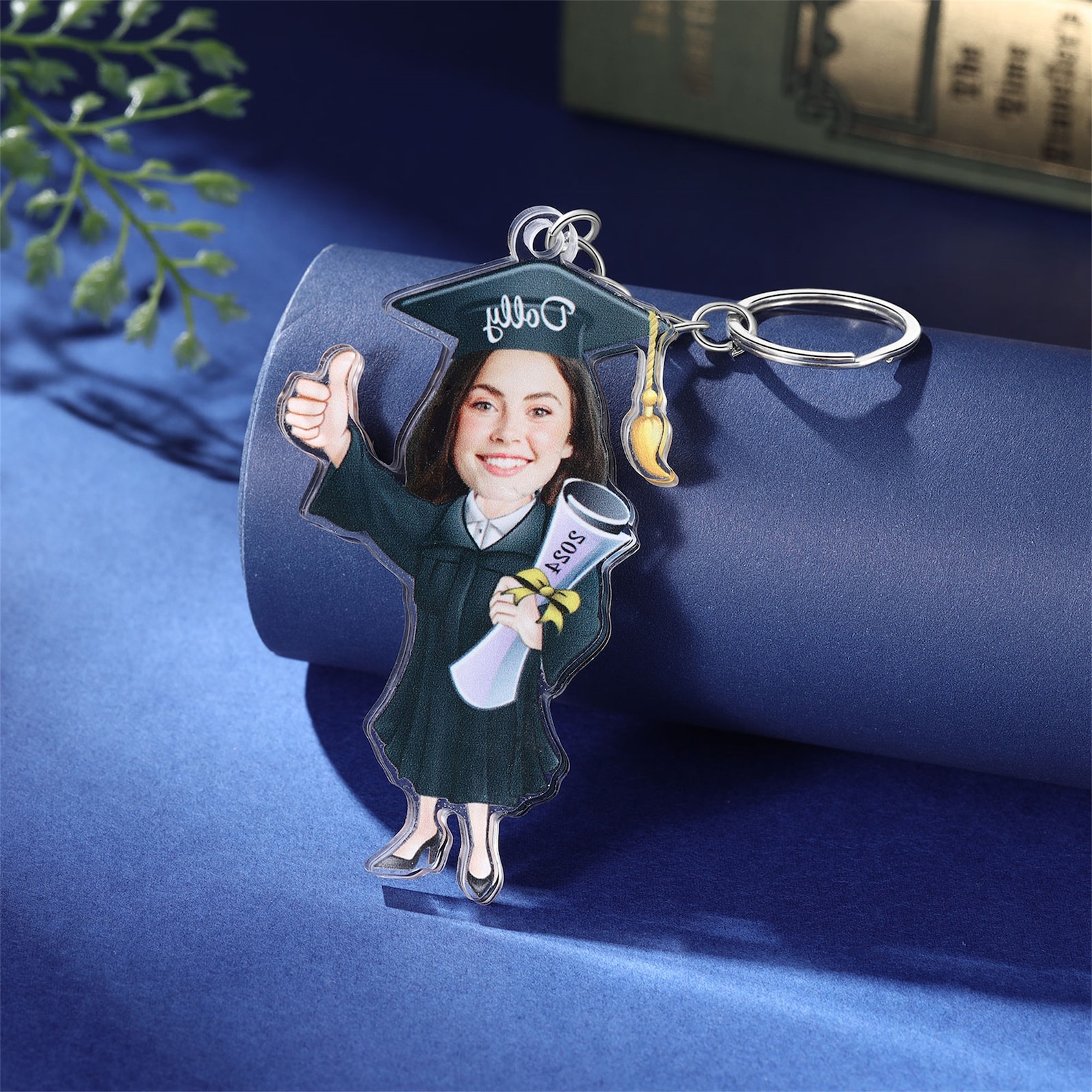 Personalized Graduation Photo Keychain,acrylic Graduation Pendant ...