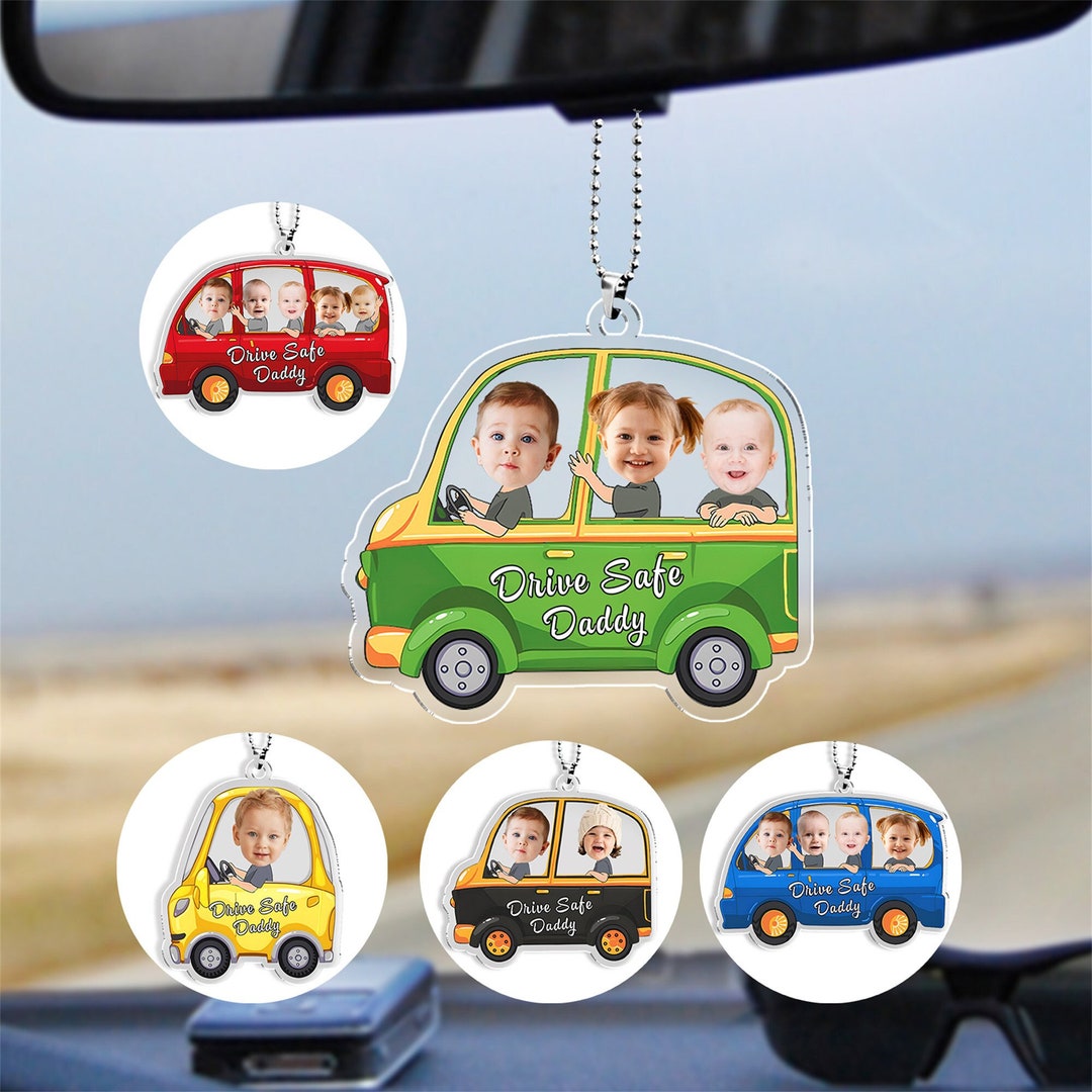 Custom Baby Photo Car Hanging,acrylic Car Photo Ornament,drive Safe ...