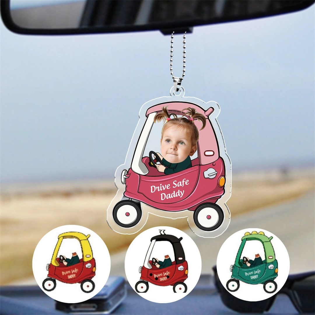 Personalized Baby Photo Car Hanger,custom Acrylic Car Hanging,drive ...