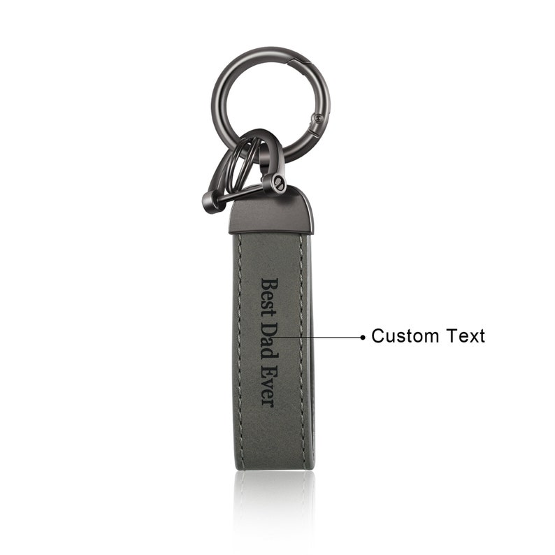 Personalized Leather Keychain,custom Wrist Strap Key Ring,leather ...