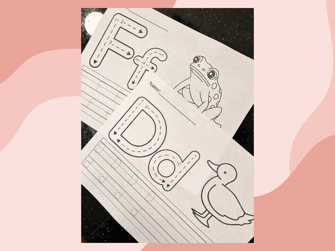 Alphabet Worksheets - Tracing - Coloring - Handwriting - Printable for ...