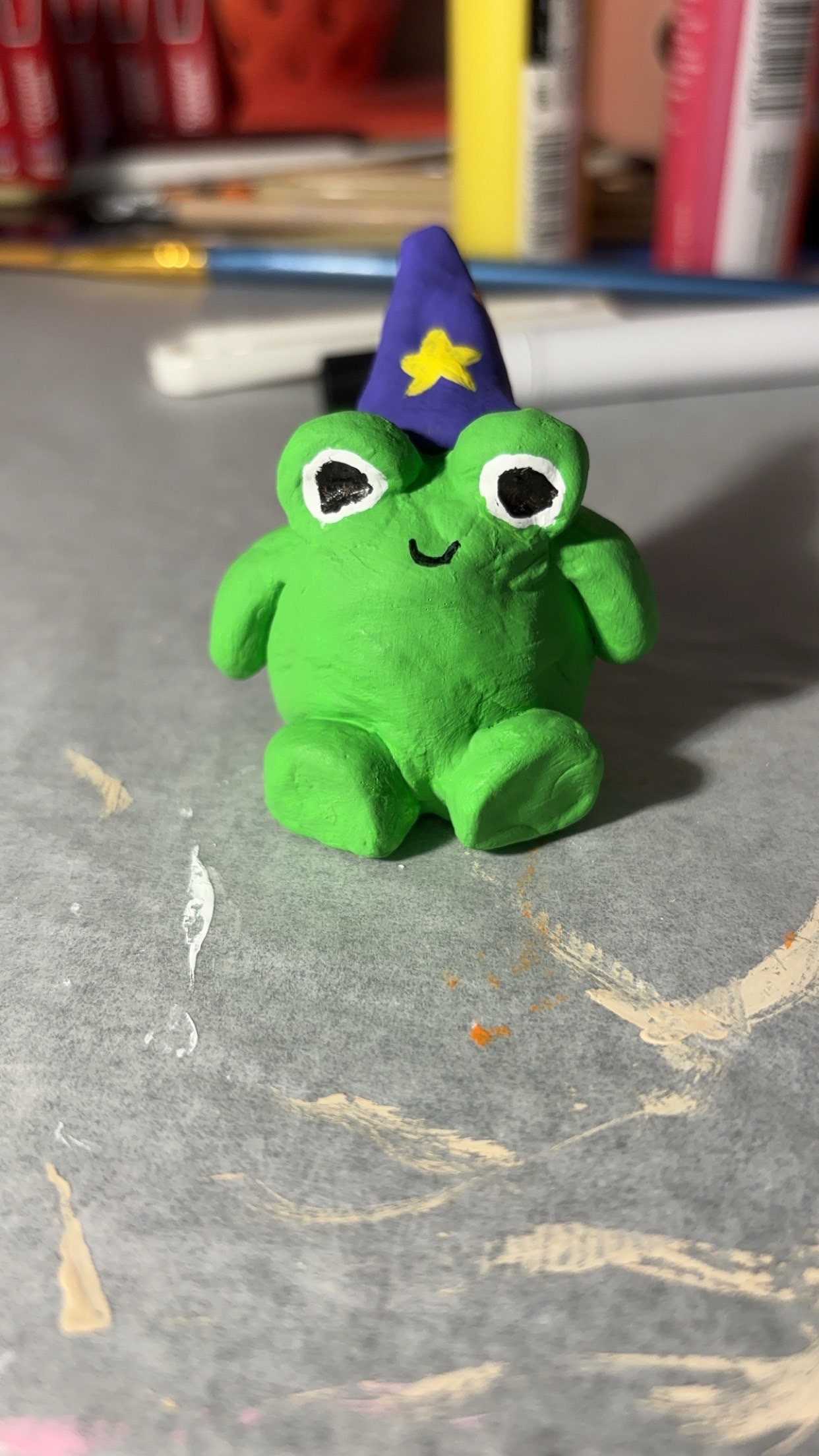 Cute Clay Frog Wizard! Will Do Custom Colors!! - Etsy