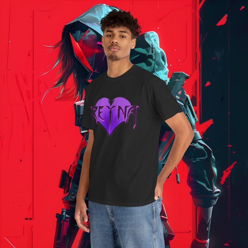 Valorant Reyna Unisex Graphic T-shirt | Riot Games Heavy Cotton Tee (2 ...