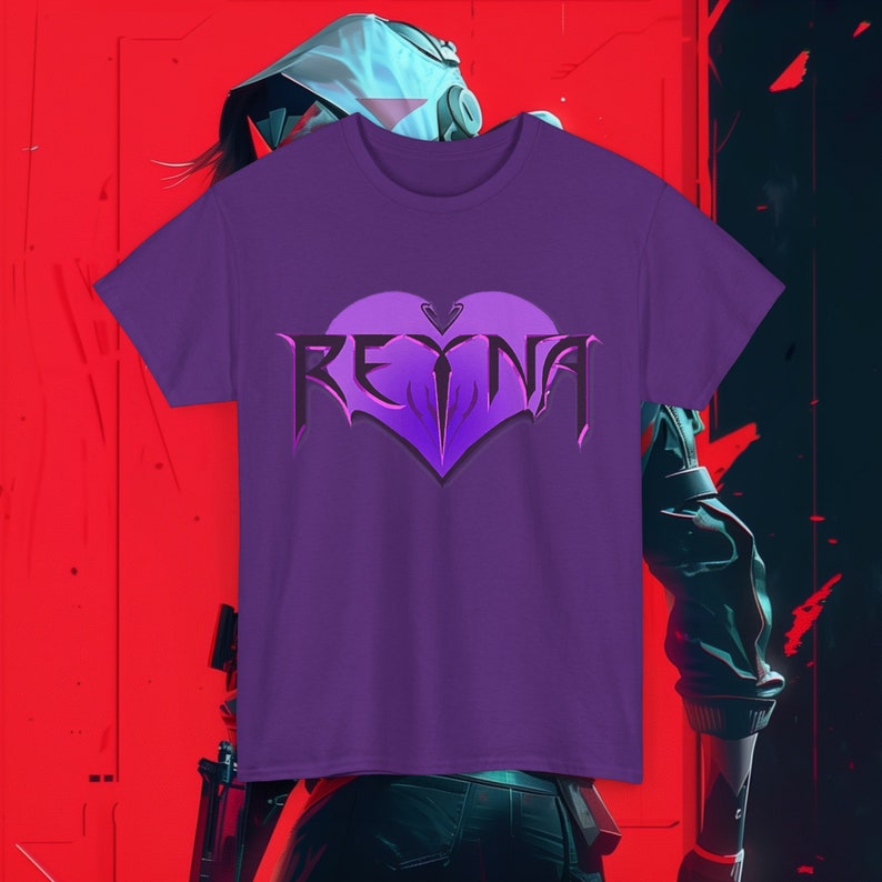 Valorant Reyna Unisex Graphic T-shirt | Riot Games Heavy Cotton Tee (2 ...