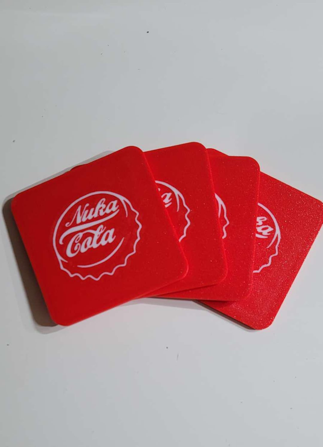 Fallout Coasters: 3D Printed Nuka Cola & Vault Tec - Etsy Australia