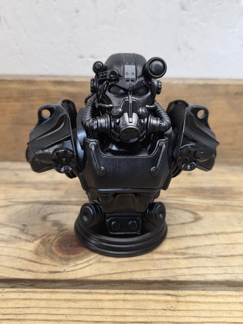 Fallout T-60 Power Armor Bust - Etsy