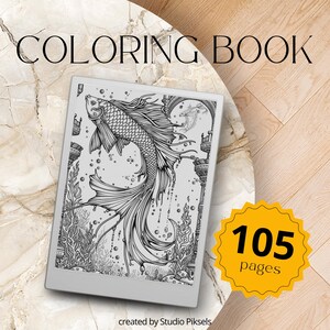 Fairy Tale Coloring Book for Remarkable, Eink Adult Coloring Book ...