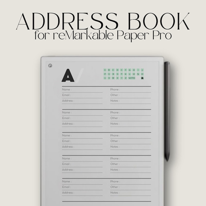 Address Book - Etsy